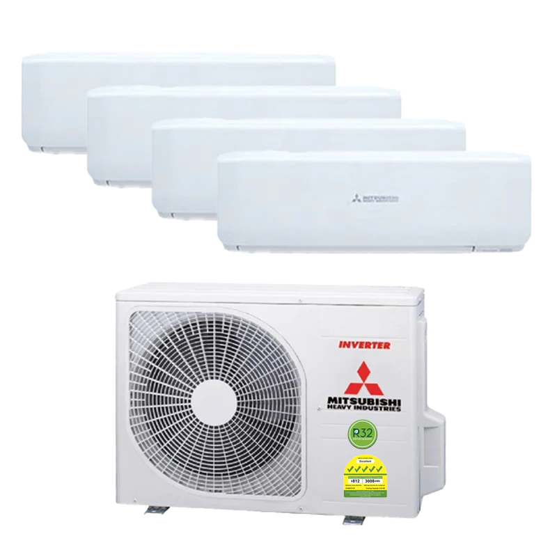 MITSUBISHI HEAVY INDUSTRIES R32 SYSTEM 1 INVERTER AIRCON INSTALLATION ...